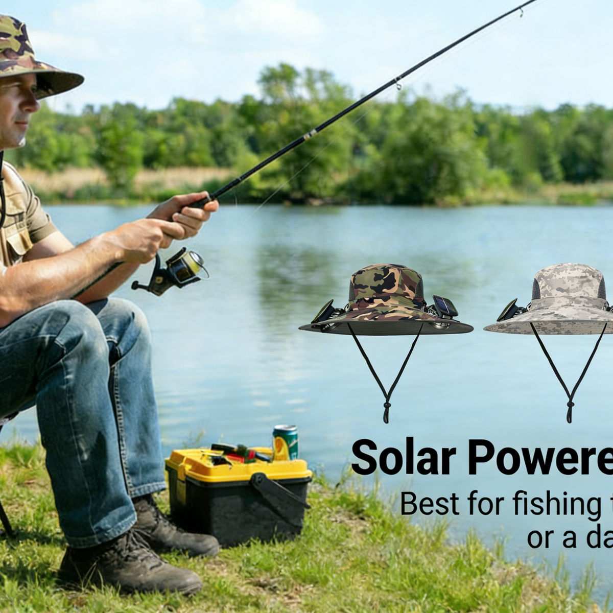 Stay Cool Anywhere: The Ultimate Solar-Powered Fan Hat for Your Next A ...